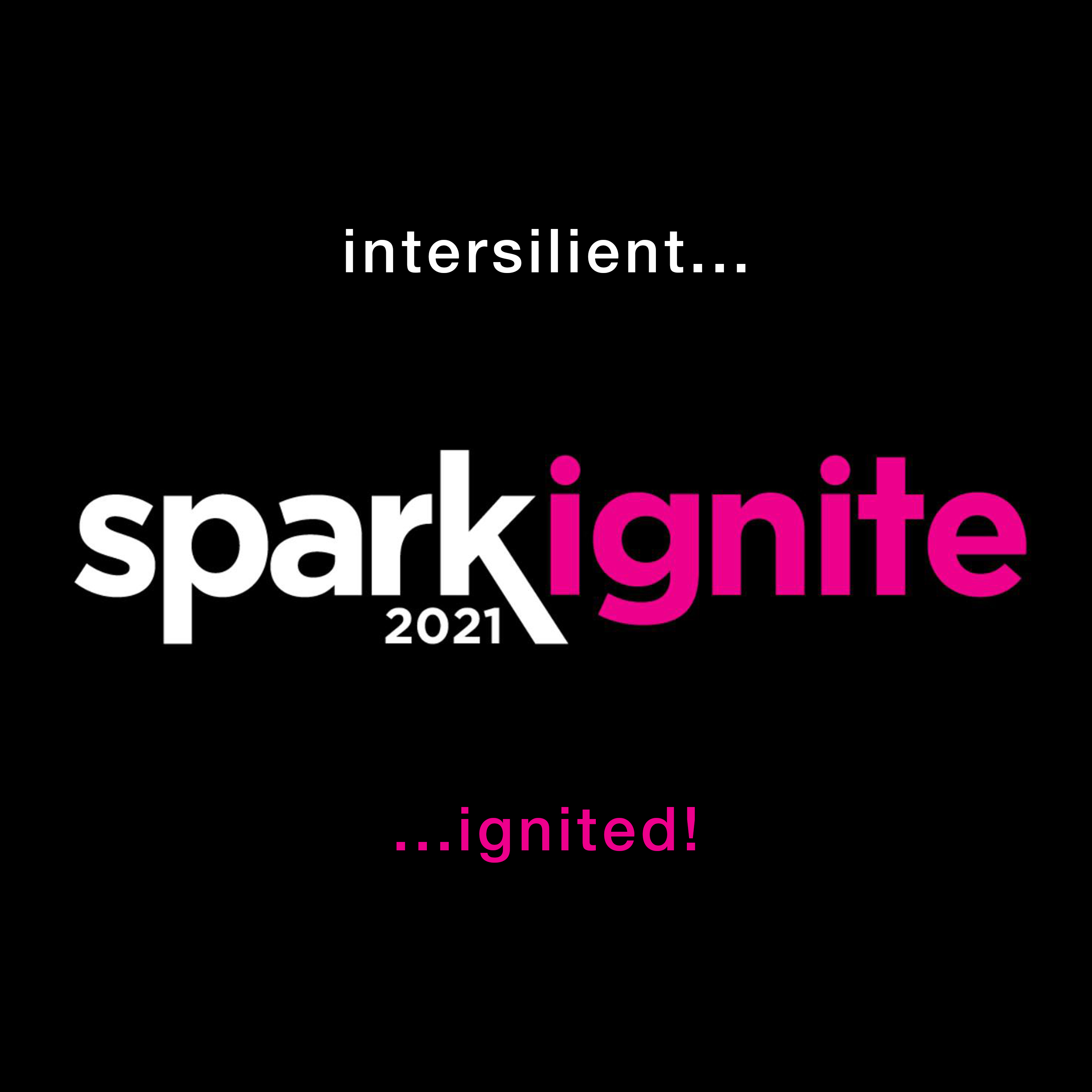 Spark:Ignite…intersilient ignited! – intersilient